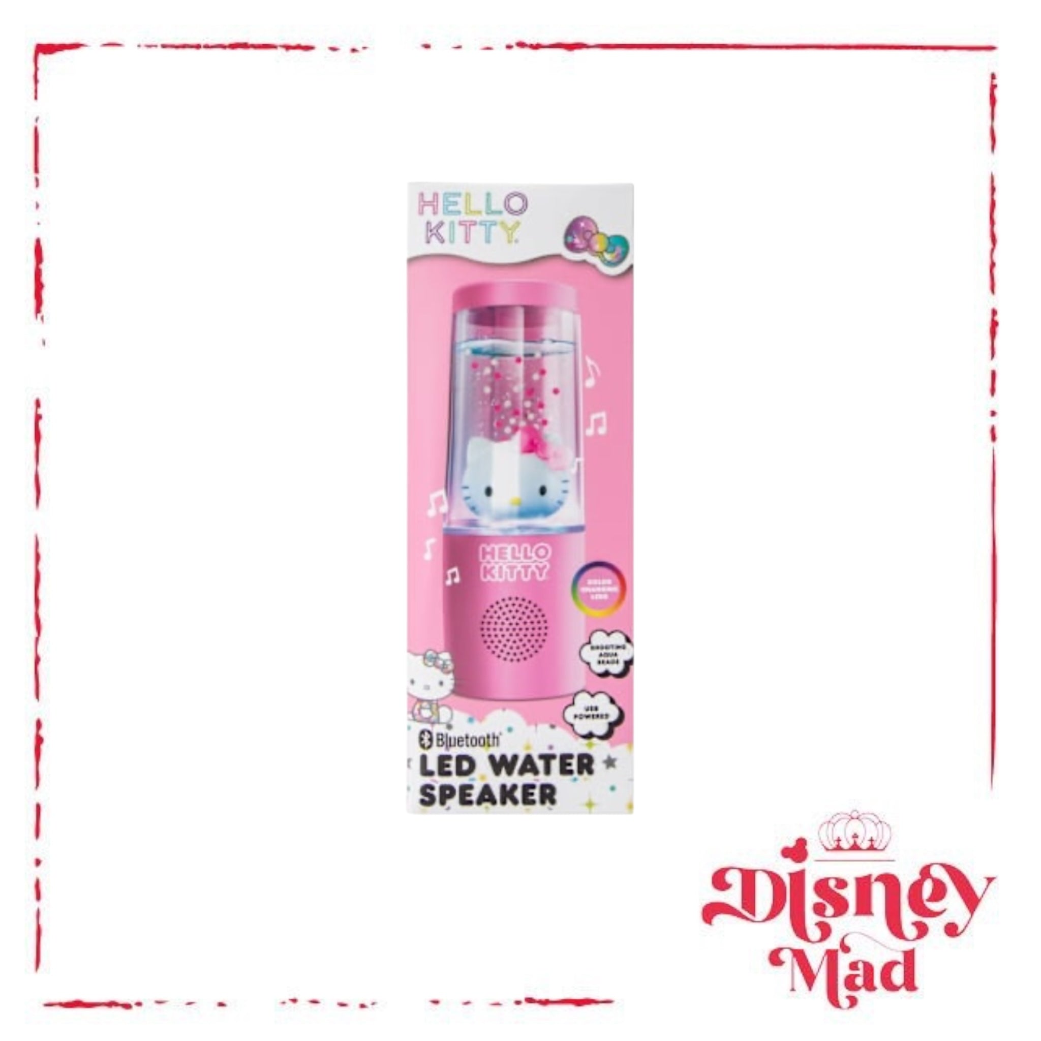 Hello Kitty® Bluetooth® LED Water Speaker – Disney Mad Shop