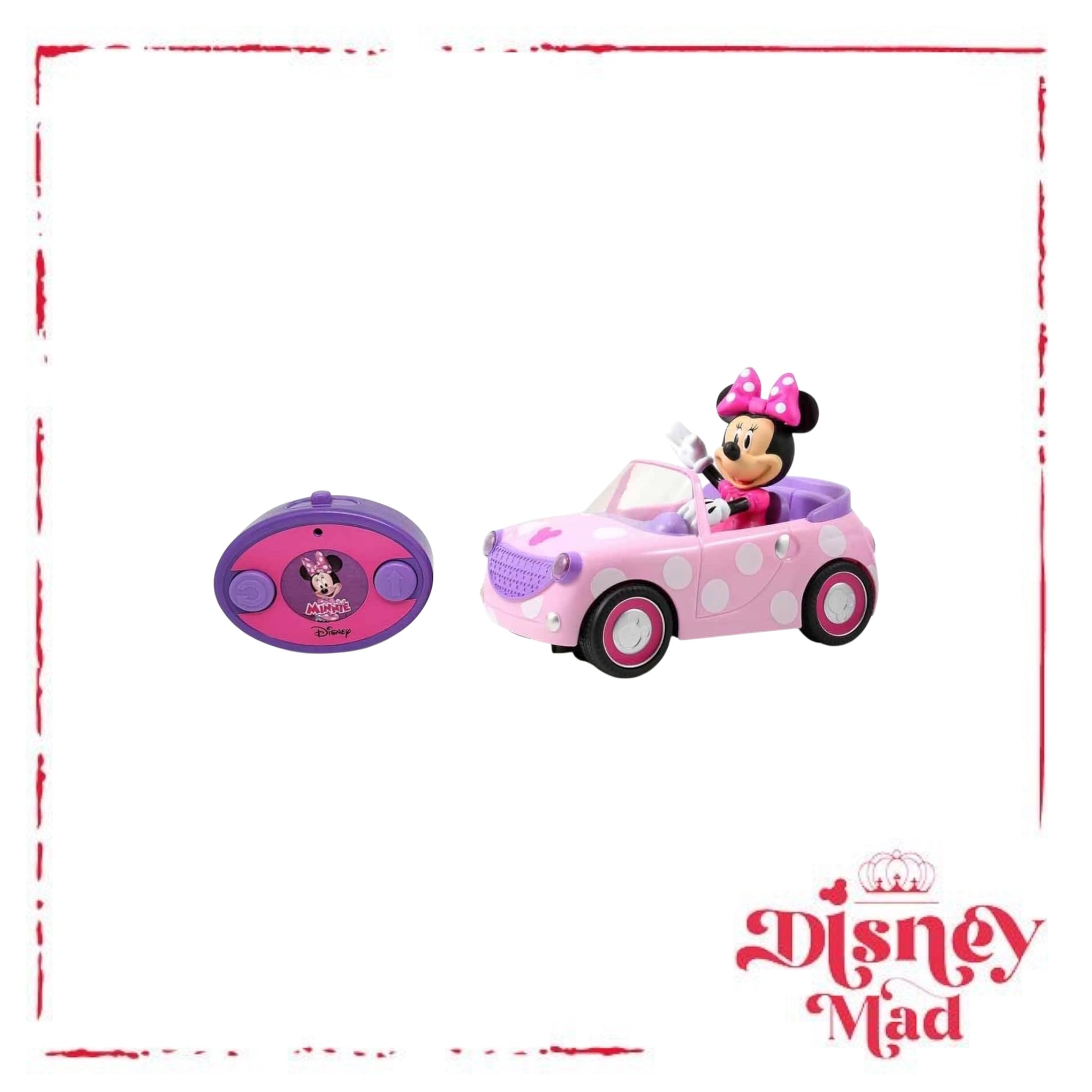 Disney Minnie Mouse Remote Control Roadster – Disney Mad Shop