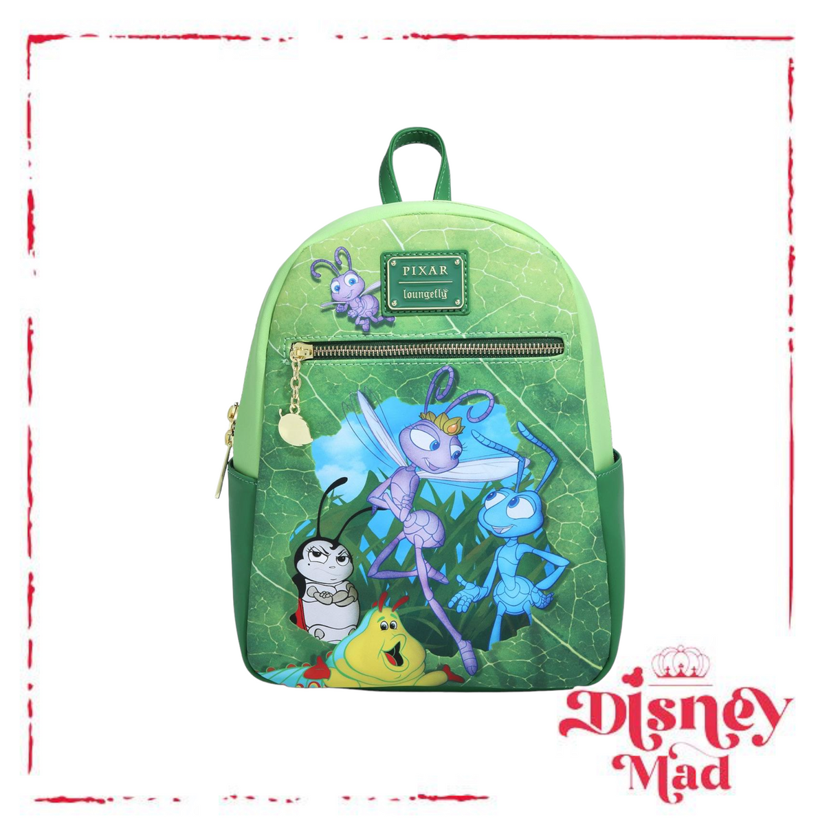 Disney Pixar Loungefly A Bug's Life Leaf Mini Backpack - BoxLunch Excl ...
