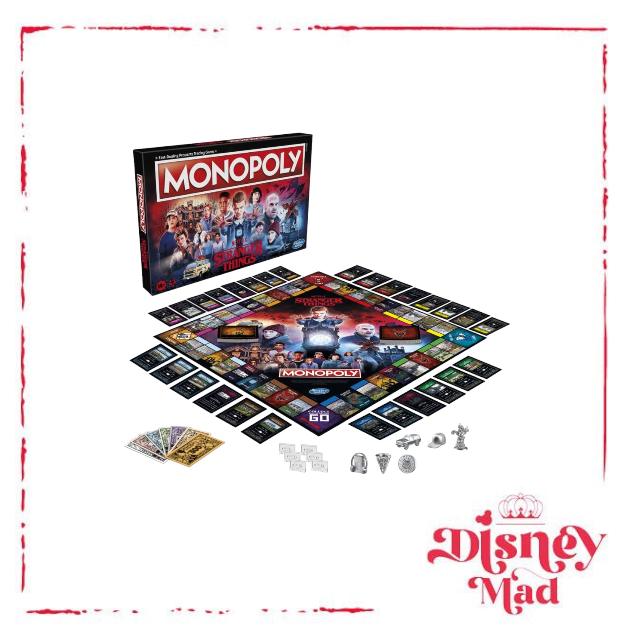 Monopoly: Netflix Stranger Things Edition Board Game – Disney Mad Shop