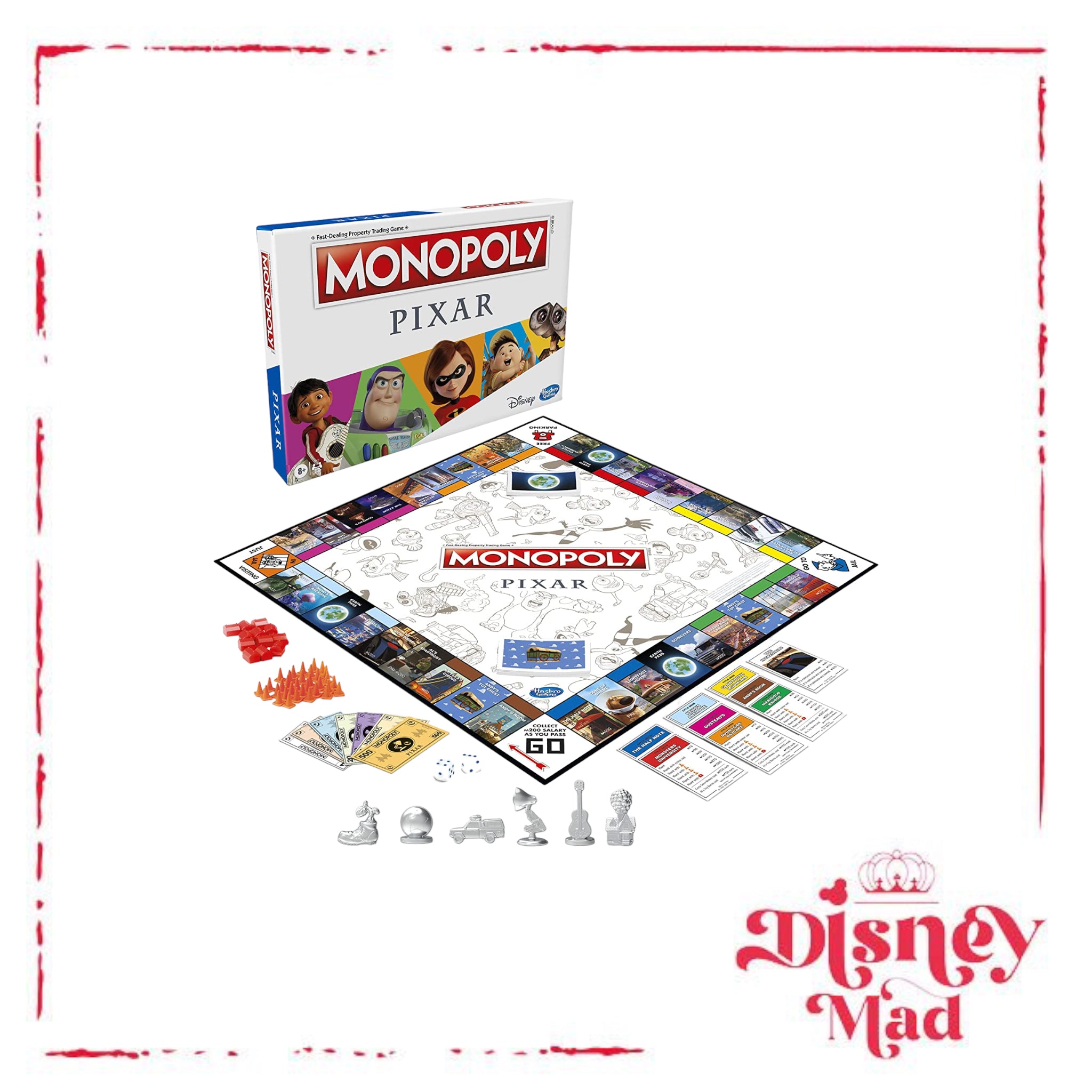 Monopoly: Pixar Edition Board Game – Disney Mad Shop